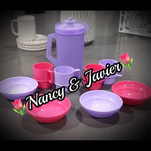 Tupperware | Toys | Tupperware Mini Play Set Kids Toy Pitcher Mugs ...